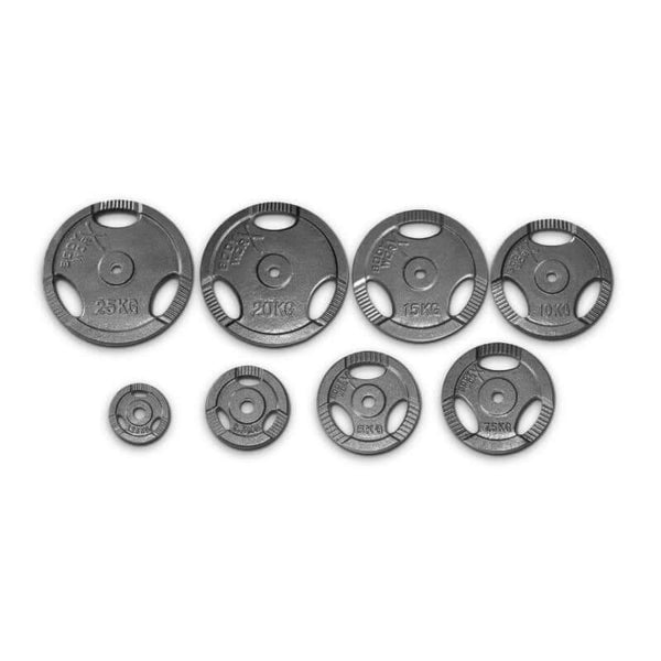 70KG STANDARD EZY GRIP IRON CAST WEIGHT GYM PLATES PACKAGE– Sweat Central