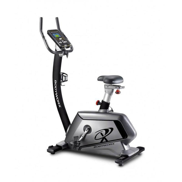 BODYWORX ABX600 CARDIO UPRIGHT EXERCISE BIKE PROGRAMMABLE 32 LEVELS 9K ...