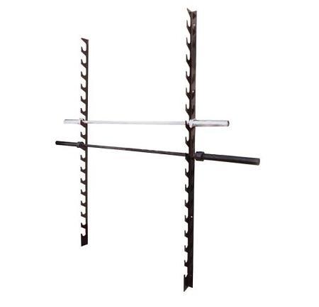 10 Row Barbell Wall Mount Rack Storage Holder Stand For AUD$161.50 ...